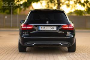 Black Mercedes-Benz C 200 2015 in Jelgava, with an engine capacity of 1.60 L and mileage of 270 thousand km for 11500 €, photo 6 on AUTOMOTO.COM.LV