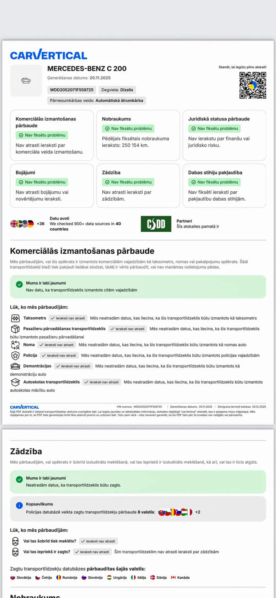 Черный Мерседес Ц 200 2017 в Юрмала, объемом двигателя 2.20 л и пробегом 272 тыс. км за 12995 €, фото 38 на AUTOMOTO.COM.LV