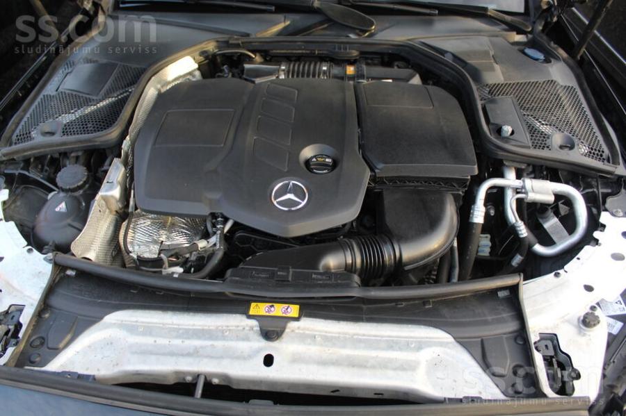 Black Mercedes-Benz C 200 2019 in Liepaja, with an engine capacity of 1.60 L and mileage of 178 thousand km for 15750 €, photo 18 on AUTOMOTO.COM.LV