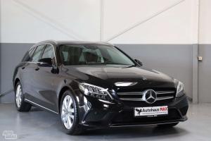 Black Mercedes-Benz C 200 2019 in Kaunas, with an engine capacity of 1.50 L and mileage of 92 thousand km for 23420 €, photo 3 on AUTOMOTO.COM.LV
