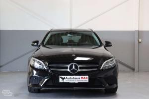 Black Mercedes-Benz C 200 2019 in Kaunas, with an engine capacity of 1.50 L and mileage of 92 thousand km for 23420 €, photo 5 on AUTOMOTO.COM.LV