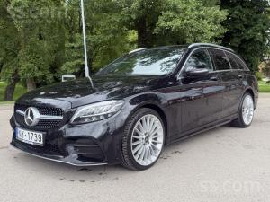 Melns Mercedes-Benz C 200 2019 Liepāja, ar dzinēja tilpumu 1.60 L un nobraukumu 198 tūkst. km par 14350 €, foto  vietnē AUTOMOTO.COM.LV