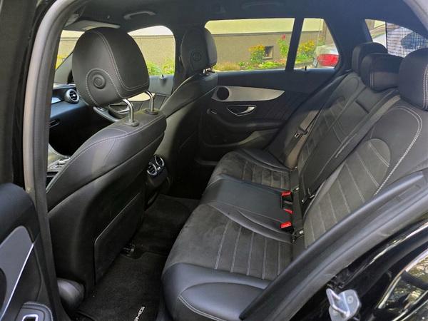 Black Mercedes-Benz C 200 2019 in Tallinn, with an engine capacity of 1.60 L and mileage of 155 thousand km for 16700 €, photo 8 on AUTOMOTO.COM.LV