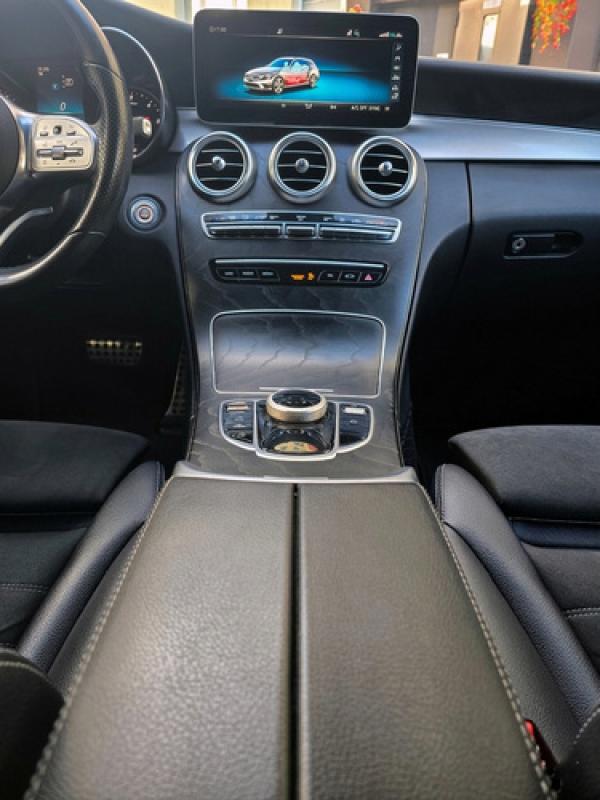 Black Mercedes-Benz C 200 2019 in Tallinn, with an engine capacity of 1.60 L and mileage of 155 thousand km for 16700 €, photo 10 on AUTOMOTO.COM.LV