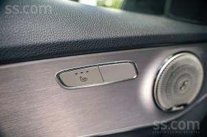 Black Mercedes-Benz C 200 2019 in Riga, with an engine capacity of 1.60 L and mileage of 185 thousand km for 14990 €, photo 18 on AUTOMOTO.COM.LV