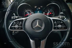 Black Mercedes-Benz C 200 2019 in Riga, with an engine capacity of 1.60 L and mileage of 185 thousand km for 14990 €, photo 21 on AUTOMOTO.COM.LV