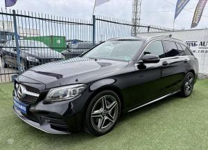 Melns Mercedes-Benz C 200 2020 Panevēža, ar dzinēja tilpumu 1.50 L un nobraukumu 227 tūkst. km par 15900 €, foto  vietnē AUTOMOTO.COM.LV
