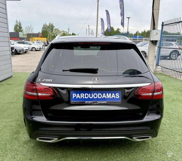 Melns Mercedes-Benz C 200 2020 Panevēža, ar dzinēja tilpumu 1.50 L un nobraukumu 227 tūkst. km par 15900 €, foto 8 vietnē AUTOMOTO.COM.LV