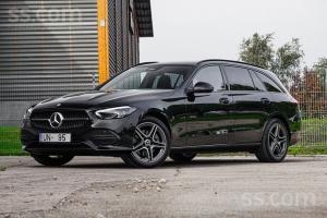 Melns Mercedes-Benz C 200 2022 Rīga, ar dzinēja tilpumu 2.00 L un nobraukumu 177 tūkst. km par 23990 €, foto  vietnē AUTOMOTO.COM.LV