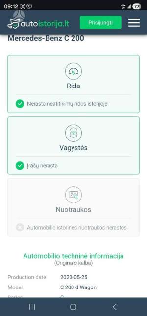 Melns Mercedes-Benz C 200 2023 Kauņa, ar dzinēja tilpumu 2.00 L un nobraukumu 100 tūkst. km par 19750 €, foto 27 vietnē AUTOMOTO.COM.LV