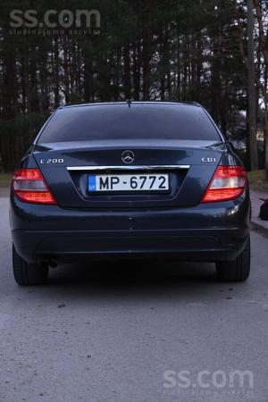 Blue Mercedes-Benz C 200 2007 in Jurmala, with an engine capacity of 2.20 L and mileage of 309 thousand km for 3500 €, photo 3 on AUTOMOTO.COM.LV