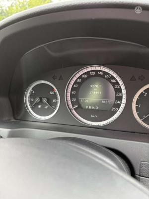 Blue Mercedes-Benz C 200 2010 in Vilnius, with an engine capacity of 2.14 L and mileage of 275 thousand km for 6300 €, photo 11 on AUTOMOTO.COM.LV