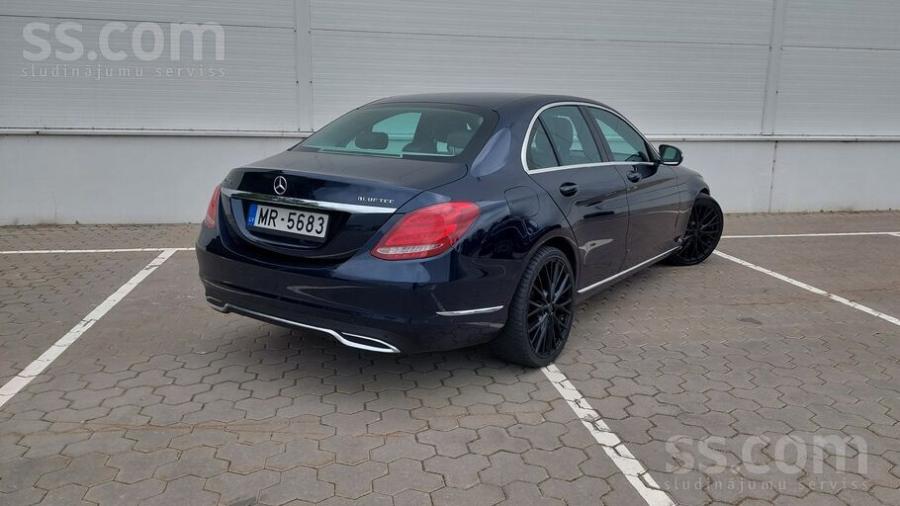 Zils Mercedes-Benz C 200 2016 Rīga, ar dzinēja tilpumu 1.60 L un nobraukumu 130 tūkst. km par 10900 €, foto 22 vietnē AUTOMOTO.COM.LV
