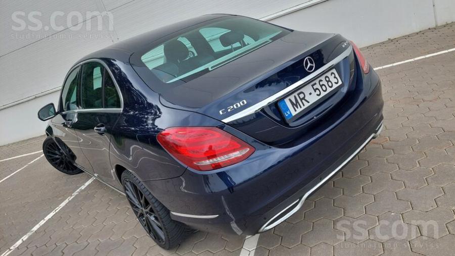 Zils Mercedes-Benz C 200 2016 Rīga, ar dzinēja tilpumu 1.60 L un nobraukumu 130 tūkst. km par 10900 €, foto 31 vietnē AUTOMOTO.COM.LV