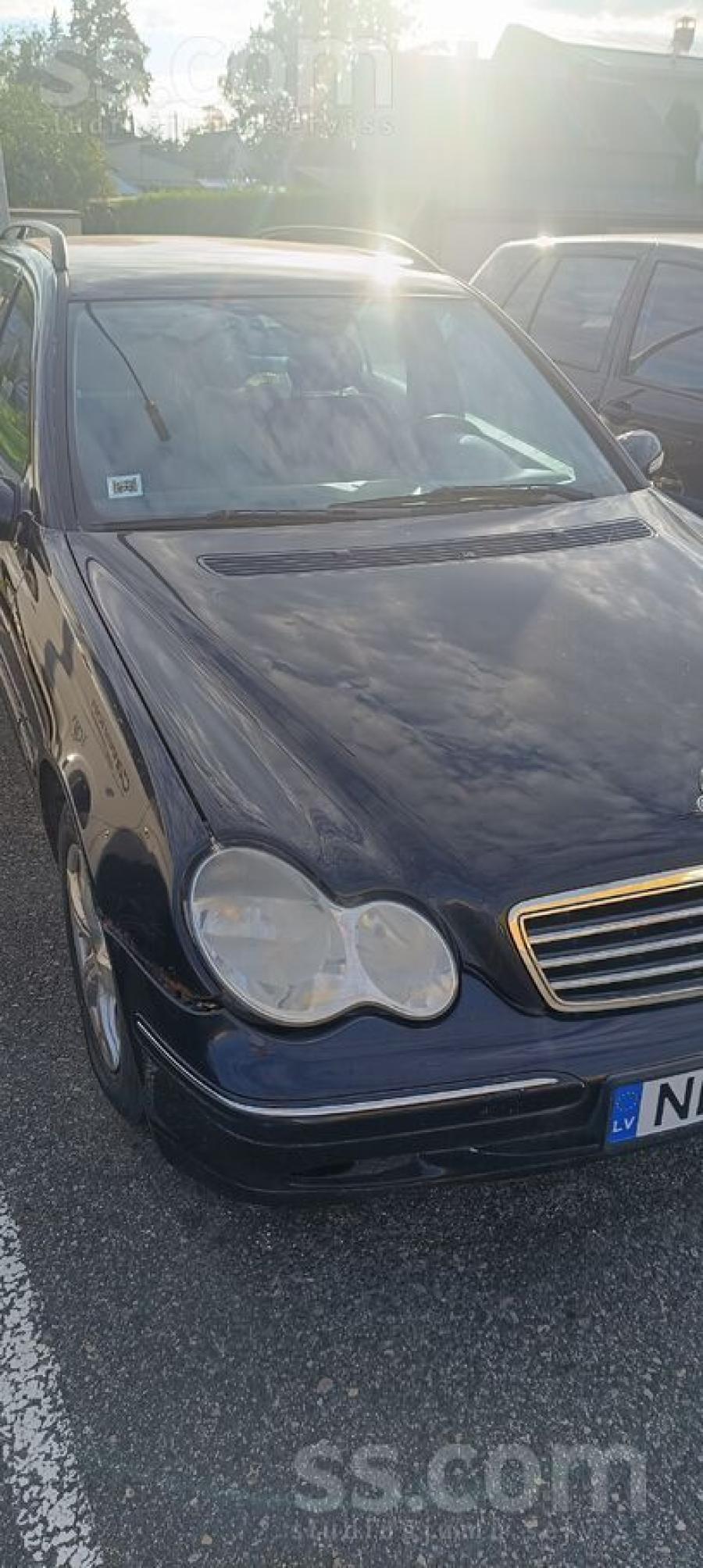 Zils Mercedes-Benz C 200 2006 Rīga, ar dzinēja tilpumu 2.20 L un nobraukumu 240 tūkst. km par 600 €, foto 1 vietnē AUTOMOTO.COM.LV