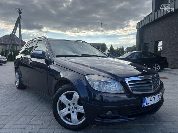 Blue Mercedes-Benz C 200 2008 in Kaunas, with an engine capacity of 2.20 L and mileage of 360 thousand km for 3199 €, photo 3 on AUTOMOTO.COM.LV