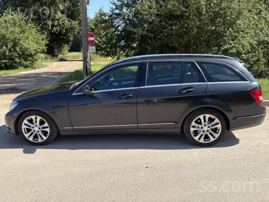 Blue Mercedes-Benz C 200 2013 in Riga, with an engine capacity of 2.20 L and mileage of 432 thousand km for 4800 €, photo 6 on AUTOMOTO.COM.LV