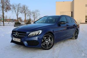 Zils Mercedes-Benz C 200 2016 Alīta, ar dzinēja tilpumu 2.20 L un nobraukumu 259 tūkst. km par 13600 €, foto  vietnē AUTOMOTO.COM.LV