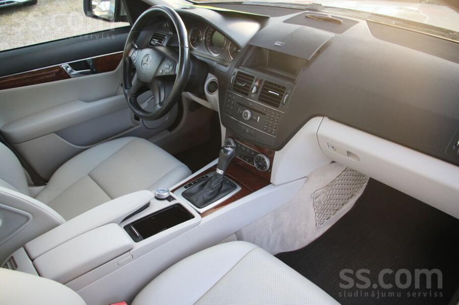Brown Mercedes-Benz C 200 2008 in Tukums, with an engine capacity of 2.20 L and mileage of 0 thousand km for 6500 €, photo 11 on AUTOMOTO.COM.LV