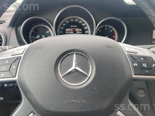 Brown Mercedes-Benz C 200 2012 in Riga, with an engine capacity of 2.10 L and mileage of 284 thousand km for 6400 €, photo 9 on AUTOMOTO.COM.LV
