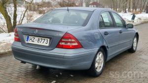 Grey Mercedes-Benz C 200 2004 in Riga, with an engine capacity of 2.20 L and mileage of 0 thousand km for 1190 €, photo 6 on AUTOMOTO.COM.LV
