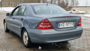 Grey Mercedes-Benz C 200 2004 in Riga, with an engine capacity of 2.20 L and mileage of 0 thousand km for 1190 €, photo 7 on AUTOMOTO.COM.LV