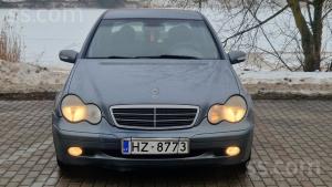 Grey Mercedes-Benz C 200 2004 in Riga, with an engine capacity of 2.20 L and mileage of 0 thousand km for 1190 €, photo 8 on AUTOMOTO.COM.LV