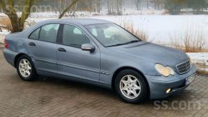 Grey Mercedes-Benz C 200 2004 in Riga, with an engine capacity of 2.20 L and mileage of 0 thousand km for 1190 €, photo 18 on AUTOMOTO.COM.LV