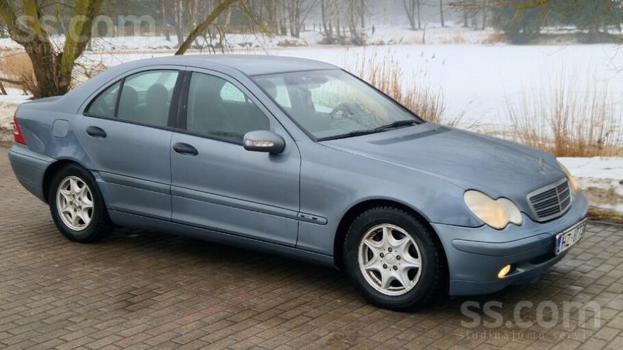 Grey Mercedes-Benz C 200 2004 in Riga, with an engine capacity of 2.20 L and mileage of 0 thousand km for 1190 €, photo 18 on AUTOMOTO.COM.LV