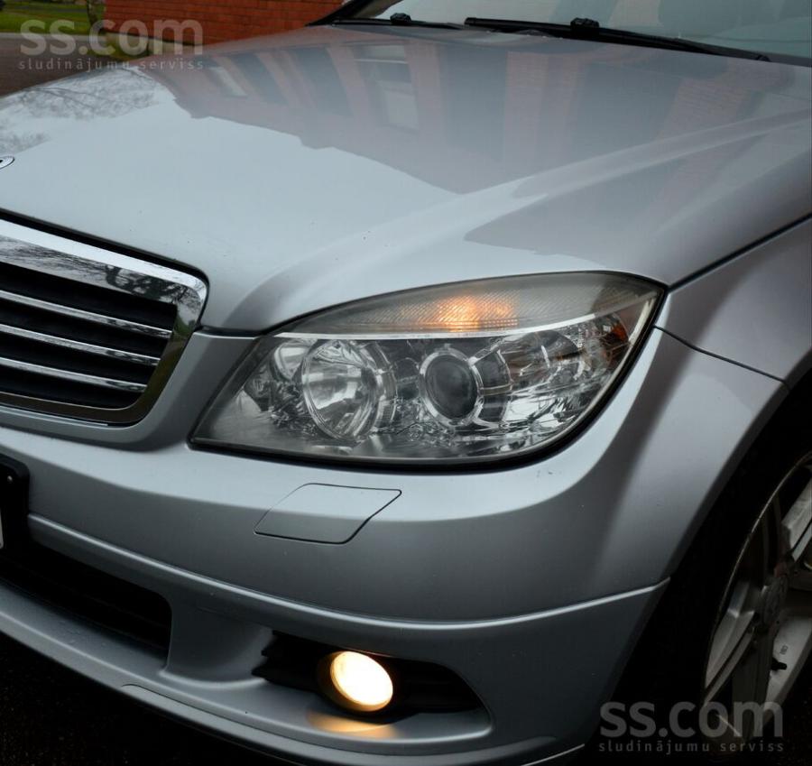 Pelēks Mercedes-Benz C 200 2008 Dobele, ar dzinēja tilpumu 2.20 L un nobraukumu 356 tūkst. km par 3200 €, foto 9 vietnē AUTOMOTO.COM.LV