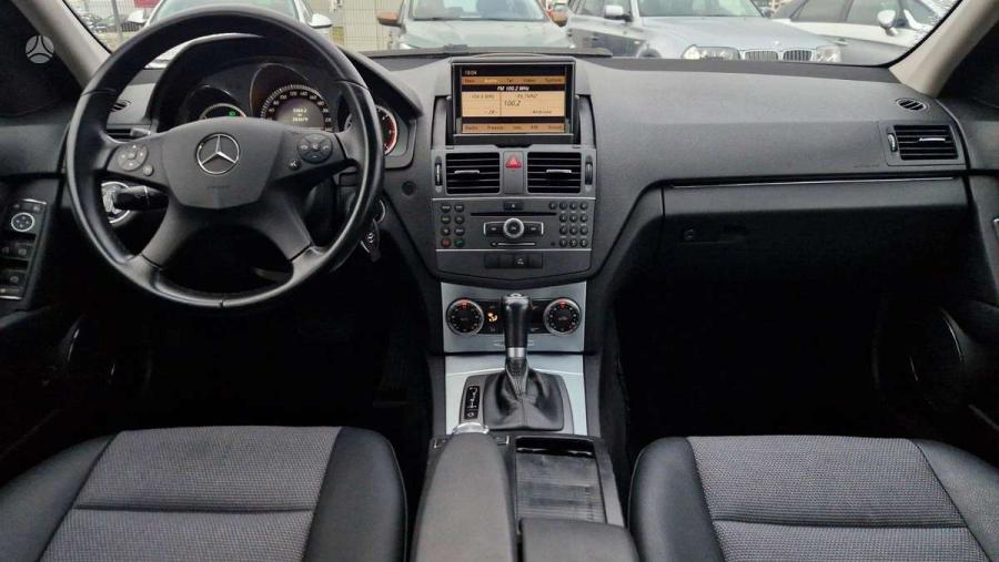 Grey Mercedes-Benz C 200 2011 in Marijampole, with an engine capacity of 2.15 L and mileage of 284 thousand km for 6990 €, photo 14 on AUTOMOTO.COM.LV