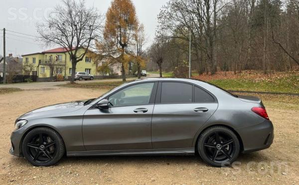 Pelēks Mercedes-Benz C 200 2017 Tukums, ar dzinēja tilpumu 2.20 L un nobraukumu 195 tūkst. km par 16999 €, foto 7 vietnē AUTOMOTO.COM.LV