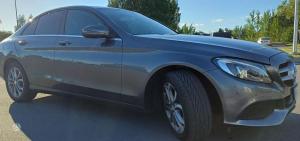 Grey Mercedes-Benz C 200 2017 in Taurage, with an engine capacity of 1.60 L and mileage of 168 thousand km for 12700 €, photo 3 on AUTOMOTO.COM.LV