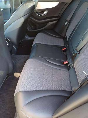 Grey Mercedes-Benz C 200 2017 in Taurage, with an engine capacity of 1.60 L and mileage of 168 thousand km for 12700 €, photo 7 on AUTOMOTO.COM.LV