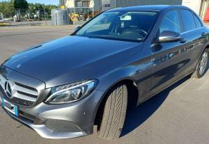 Grey Mercedes-Benz C 200 2017 in Taurage, with an engine capacity of 1.60 L and mileage of 168 thousand km for 12700 €, photo 14 on AUTOMOTO.COM.LV