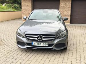 Grey Mercedes-Benz C 200 2017 in Vilnius, with an engine capacity of 2.20 L and mileage of 105 thousand km for 18500 €, photo 3 on AUTOMOTO.COM.LV