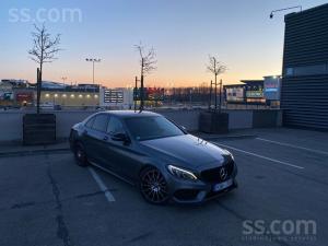 Grey Mercedes-Benz C 200 2018 in Liepaja, with an engine capacity of 2.20 L and mileage of 167 thousand km for 49900 €, photo 2 on AUTOMOTO.COM.LV
