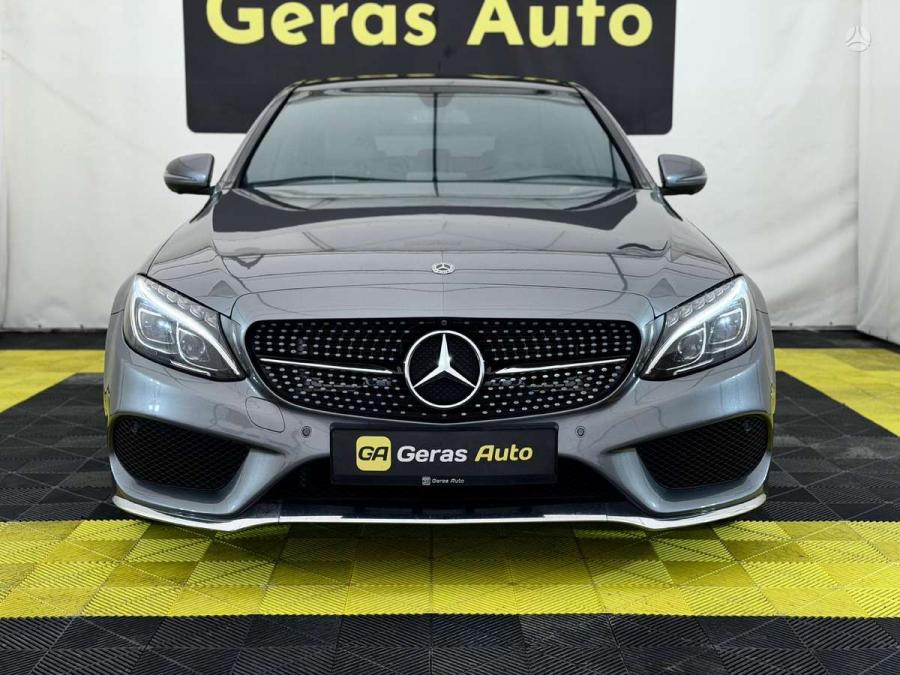 Pelēks Mercedes-Benz C 200 2018 Viļņa, ar dzinēja tilpumu 2.14 L un nobraukumu 229 tūkst. km par 15950 €, foto 2 vietnē AUTOMOTO.COM.LV