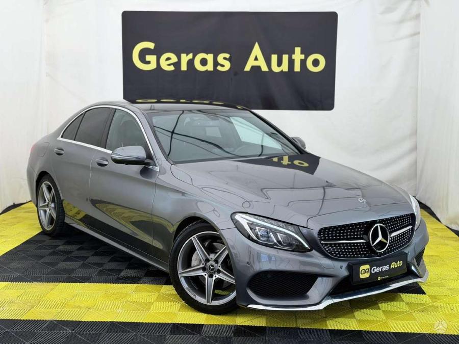 Pelēks Mercedes-Benz C 200 2018 Viļņa, ar dzinēja tilpumu 2.14 L un nobraukumu 229 tūkst. km par 15950 €, foto 3 vietnē AUTOMOTO.COM.LV