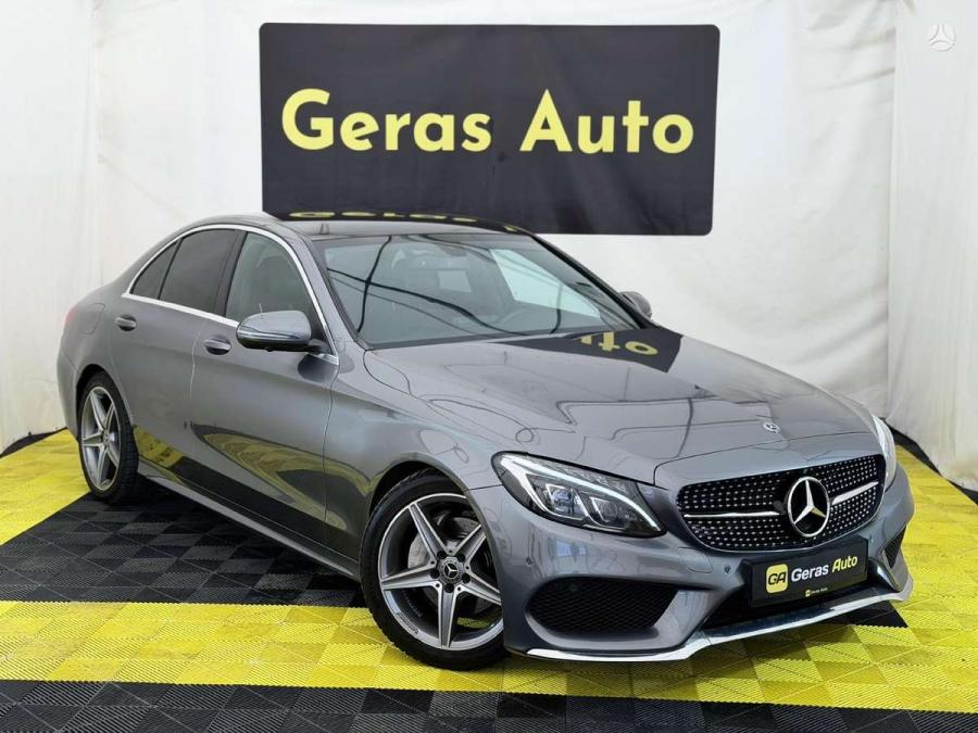 Pelēks Mercedes-Benz C 200 2018 Viļņa, ar dzinēja tilpumu 2.14 L un nobraukumu 229 tūkst. km par 15490 €, foto 3 vietnē AUTOMOTO.COM.LV