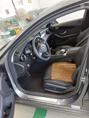 Grey Mercedes-Benz C 200 2018 in Kaunas, with an engine capacity of 1.60 L and mileage of 134 thousand km for 15300 €, photo 8 on AUTOMOTO.COM.LV