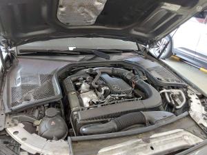 Grey Mercedes-Benz C 200 2018 in Kaunas, with an engine capacity of 1.60 L and mileage of 134 thousand km for 15300 €, photo 13 on AUTOMOTO.COM.LV