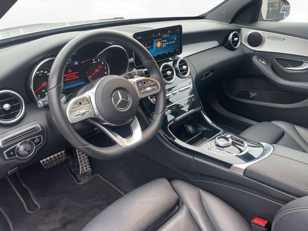 Grey Mercedes-Benz C 200 2019 in Kaunas, with an engine capacity of 1.50 L and mileage of 29 thousand km for 31145 €, photo 6 on AUTOMOTO.COM.LV