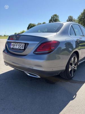 Grey Mercedes-Benz C 200 2019 in Vilnius, with an engine capacity of 1.50 L and mileage of 125 thousand km for 21400 €, photo 9 on AUTOMOTO.COM.LV