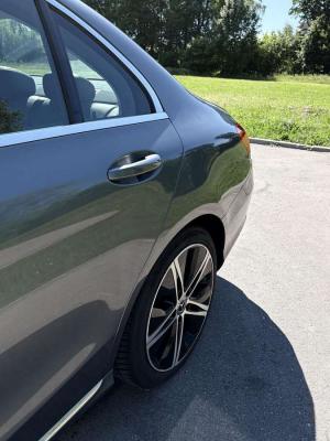 Grey Mercedes-Benz C 200 2019 in Vilnius, with an engine capacity of 1.50 L and mileage of 125 thousand km for 21400 €, photo 11 on AUTOMOTO.COM.LV