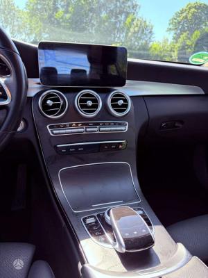 Grey Mercedes-Benz C 200 2019 in Vilnius, with an engine capacity of 1.50 L and mileage of 125 thousand km for 21400 €, photo 16 on AUTOMOTO.COM.LV