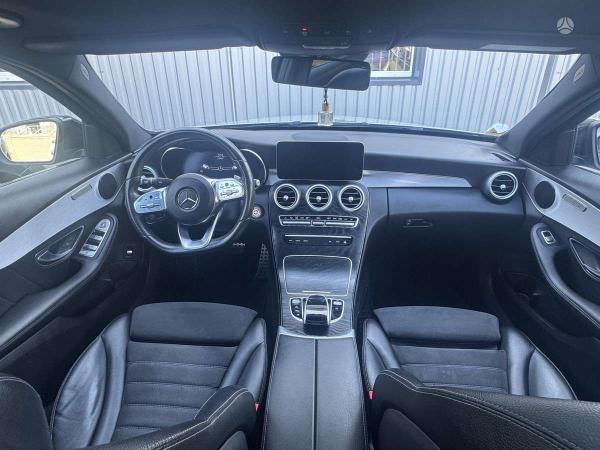 Grey Mercedes-Benz C 200 2020 in Taurage, with an engine capacity of 1.60 L and mileage of 330 thousand km for 15300 €, photo 10 on AUTOMOTO.COM.LV