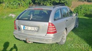 Grey Mercedes-Benz C 200 2002 in Aluksne, with an engine capacity of 2.20 L and mileage of 415 thousand km for 1200 €, photo 12 on AUTOMOTO.COM.LV