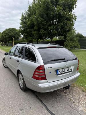 Grey Mercedes-Benz C 200 2003 in Vilnius, with an engine capacity of 2.15 L and mileage of 339 thousand km for 1650 €, photo 6 on AUTOMOTO.COM.LV