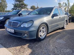Grey Mercedes-Benz C 200 2005 in Riga, with an engine capacity of 2.20 L and mileage of 0 thousand km for 2300 €, photo  on AUTOMOTO.COM.LV